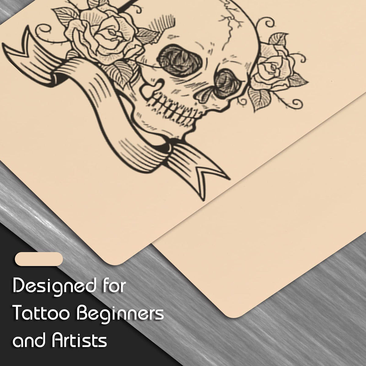 Tattoo Practice Skins with Transfer Paper - Suerbeaty 35Pcs Tattoo Fake ...