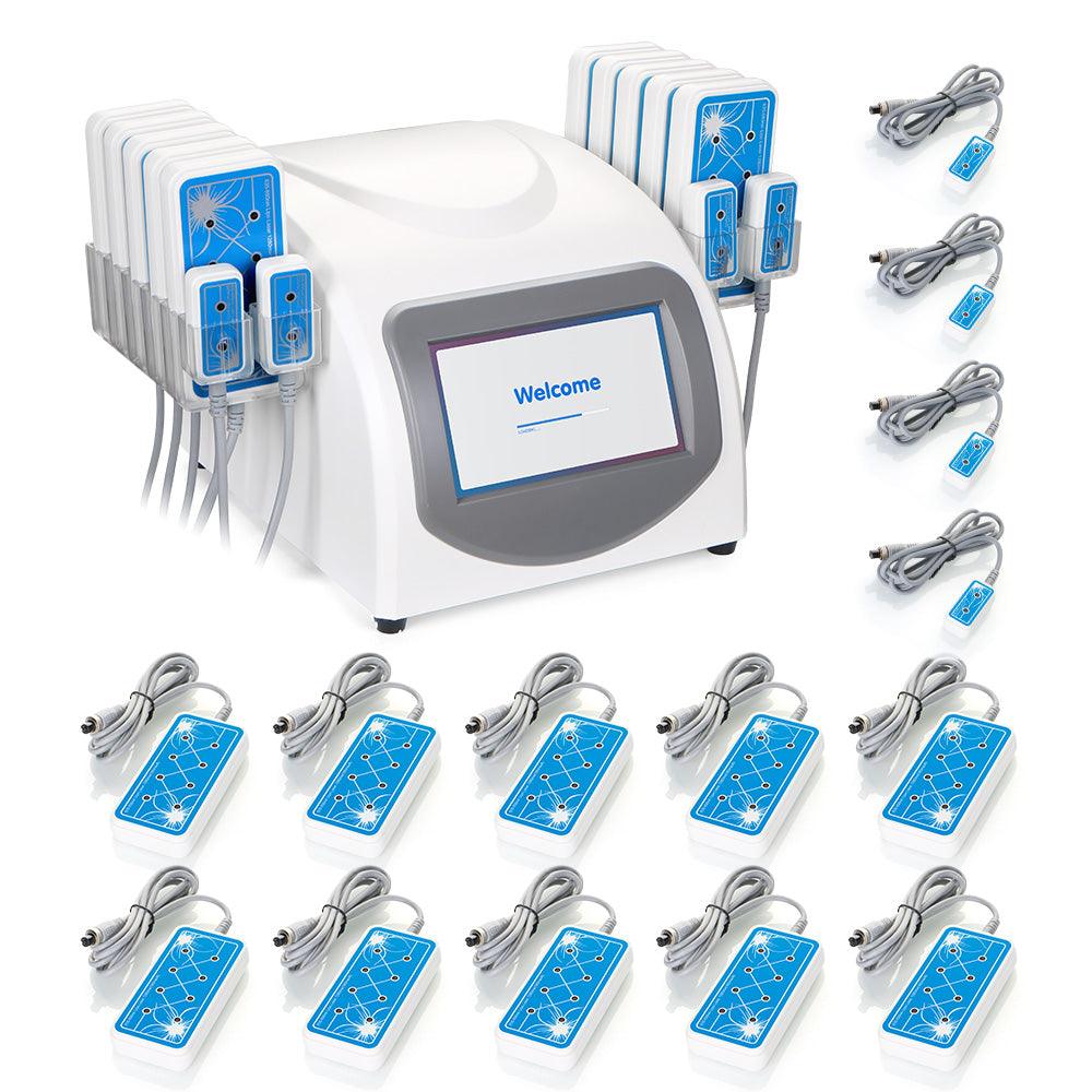 635nm-650nm Lipo Laser LLLT Lipolysis 14 Pads Slimming Weight Fat Loss ...